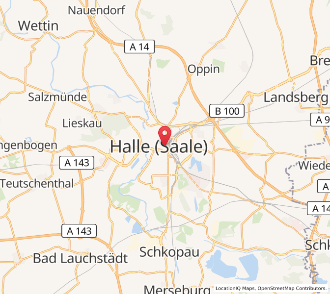 Halle (Saale), Saxony-Anhalt Sonnenaufgang und Sonnenuntergang