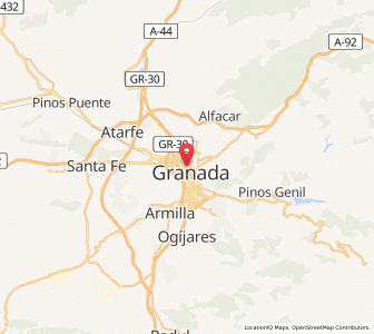 Granada, Andalusia Sonnenaufgangs- und Sonnenuntergangszeiten